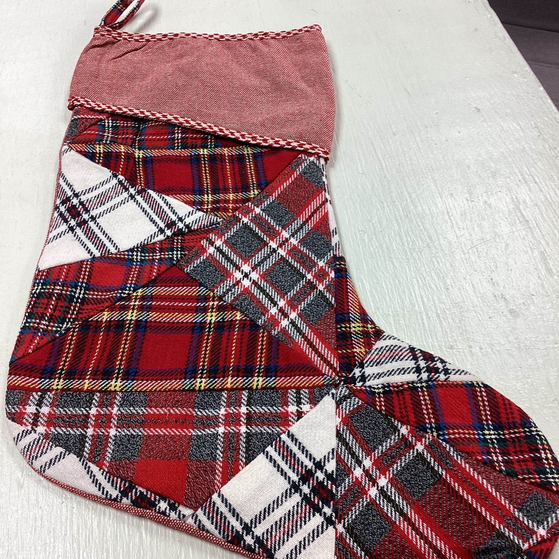 Quilted Stocking plaid | Creative Embroidery & Screen Printing